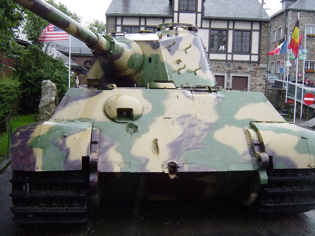 Panzerkampfwagen VI Tiger II 213, La Gleize, las Ardenas (Bélgica ...